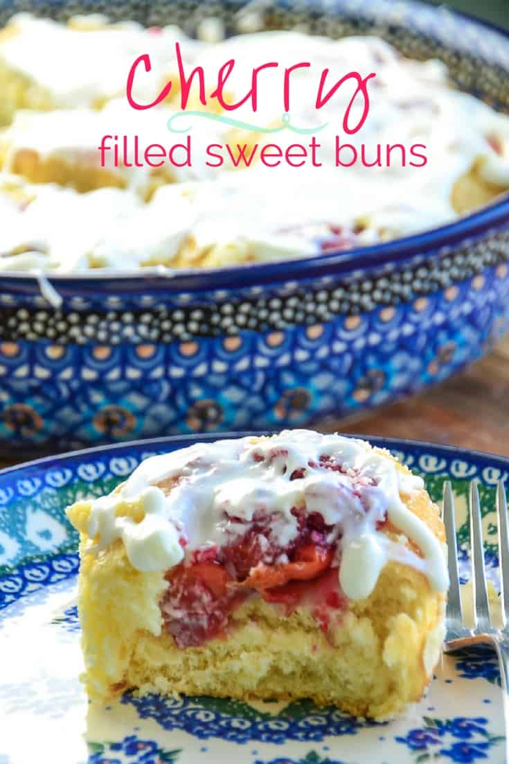 Tart Cherry Filled Sweet Buns