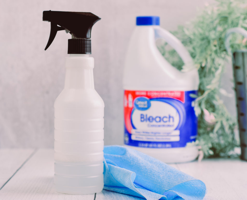 Homemade Disinfectant Spray with Bleach - Home in the Finger Lakes