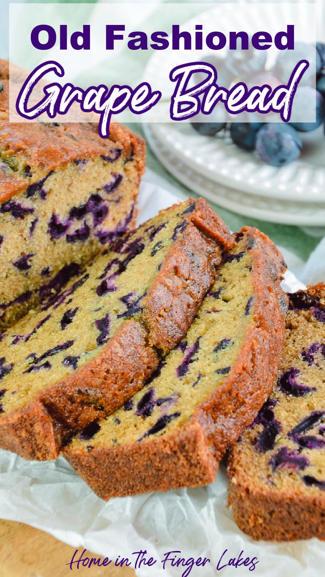 Finger Lakes Concord Grape Bread